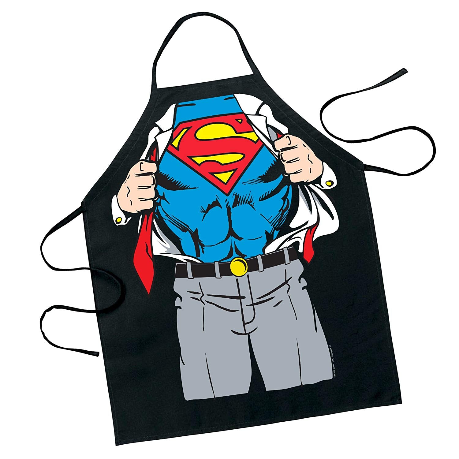 ICUP DC Superman Reveal Apron, Clear - A & D Products NY Corp. Cool Toy Den