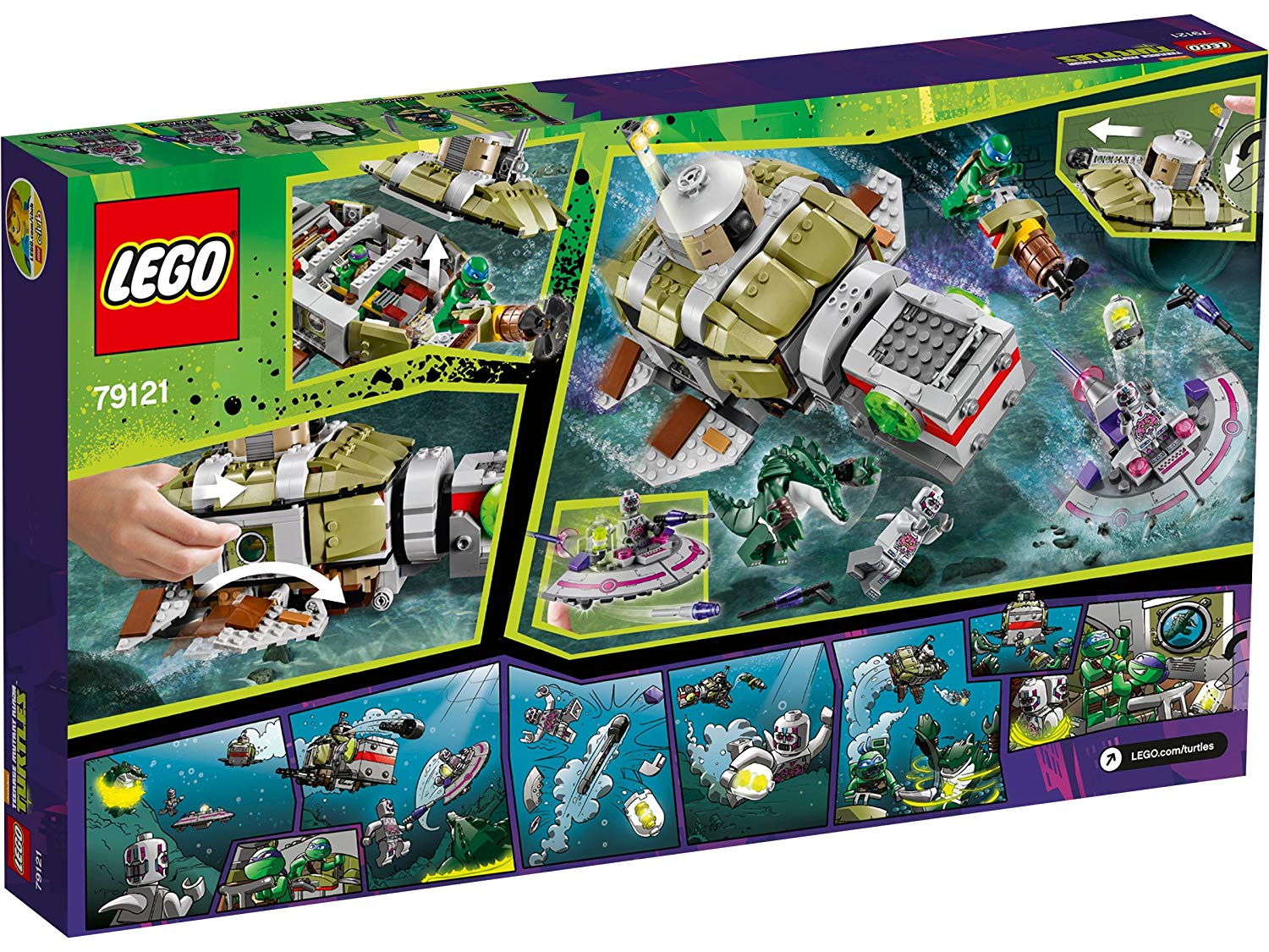 Tracking of Sea Turtles Turtles Submarine (Lego 79121) - A & D Products ...