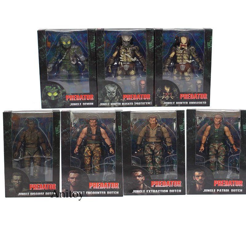 PREDATOR - 30th anniversary 7-inch set of 7 individually boxed Action ...